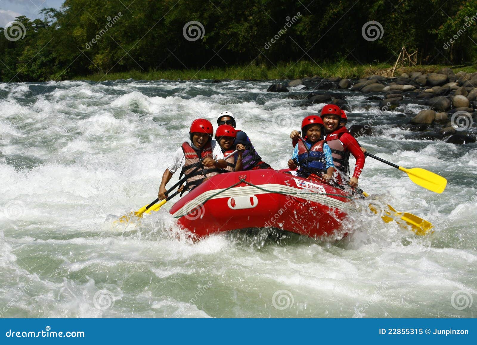 White Water Rafting in Cagayan De Oro Philippines Editorial Image ...