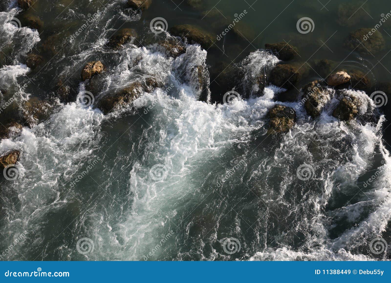 White water rapids stock image. Image of brook, bank - 11388449
