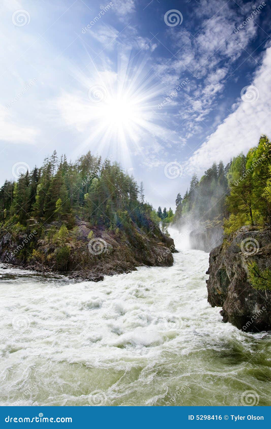 White Water Rapids stock photo. Image of norway, beauty - 5298416