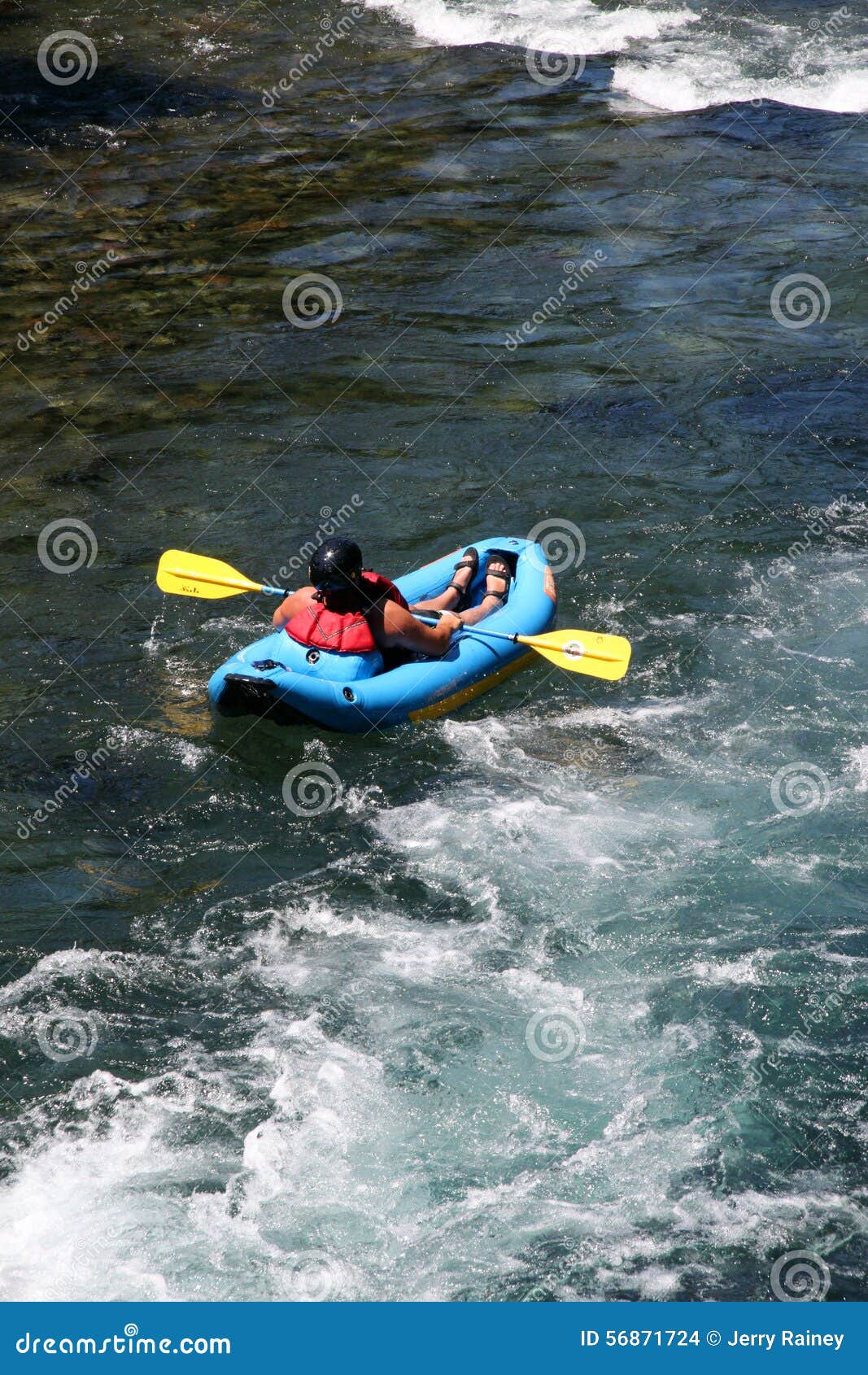White Water River Rafting Float Tube Editorial Stock Image - Image of ...