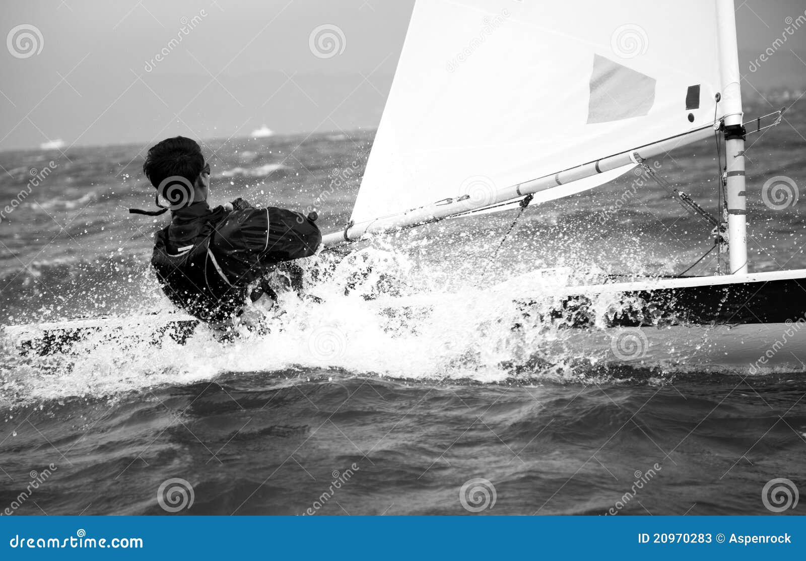 White water sailing editorial stock photo. Image of telltale - 20970283