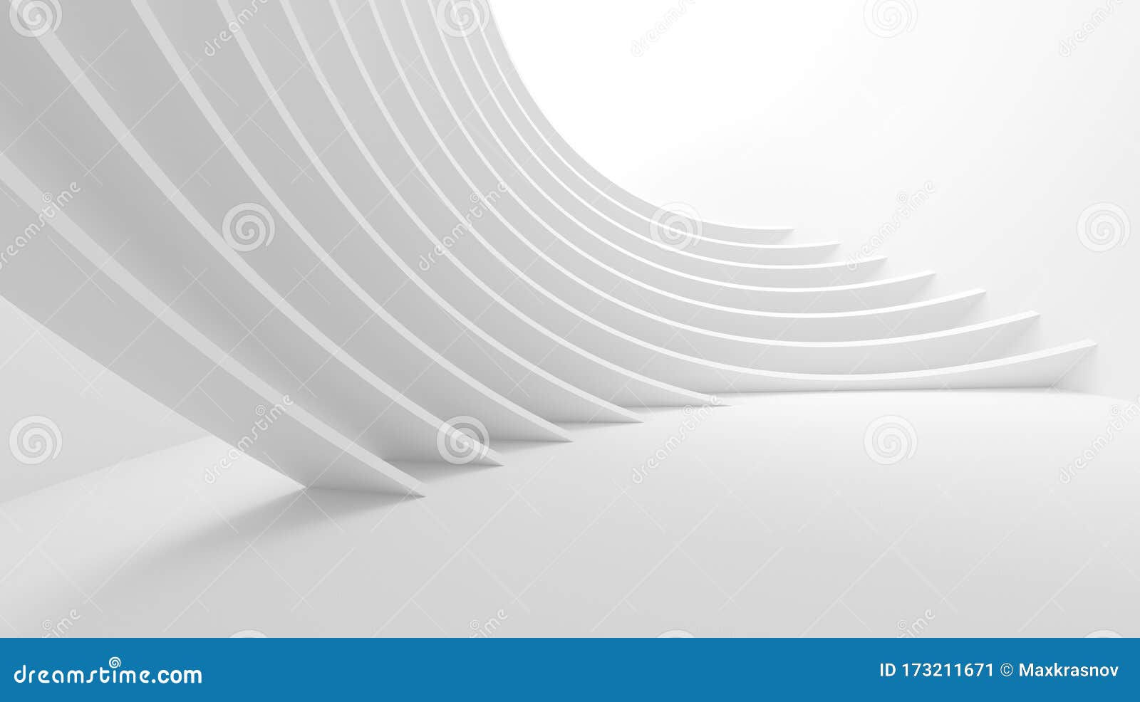 White Wave Background. Abstract Minimal Exterior Design Stock ...