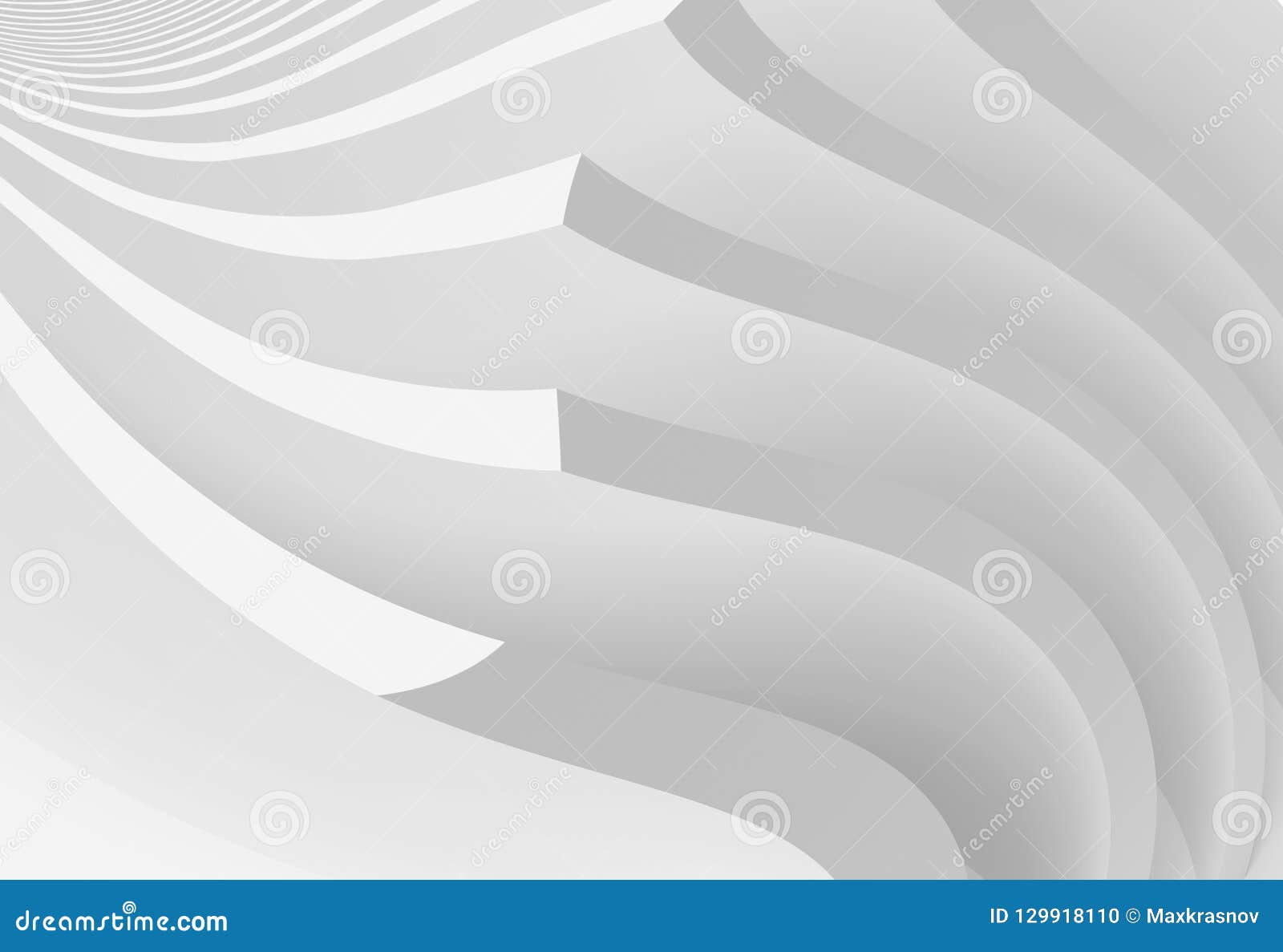 White Wave Background. Abstract Minimal Exterior Design Stock ...