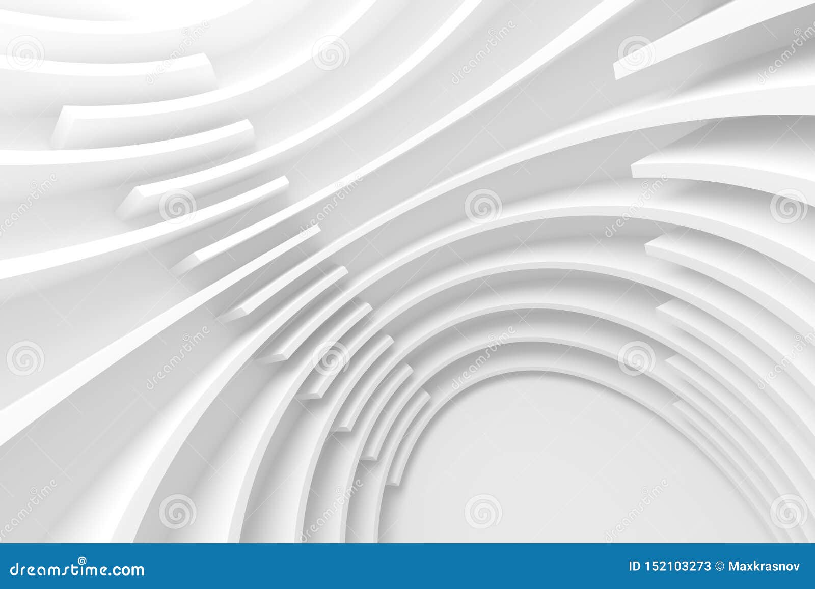 White Wave Background. Abstract Minimal Exterior Design Stock ...