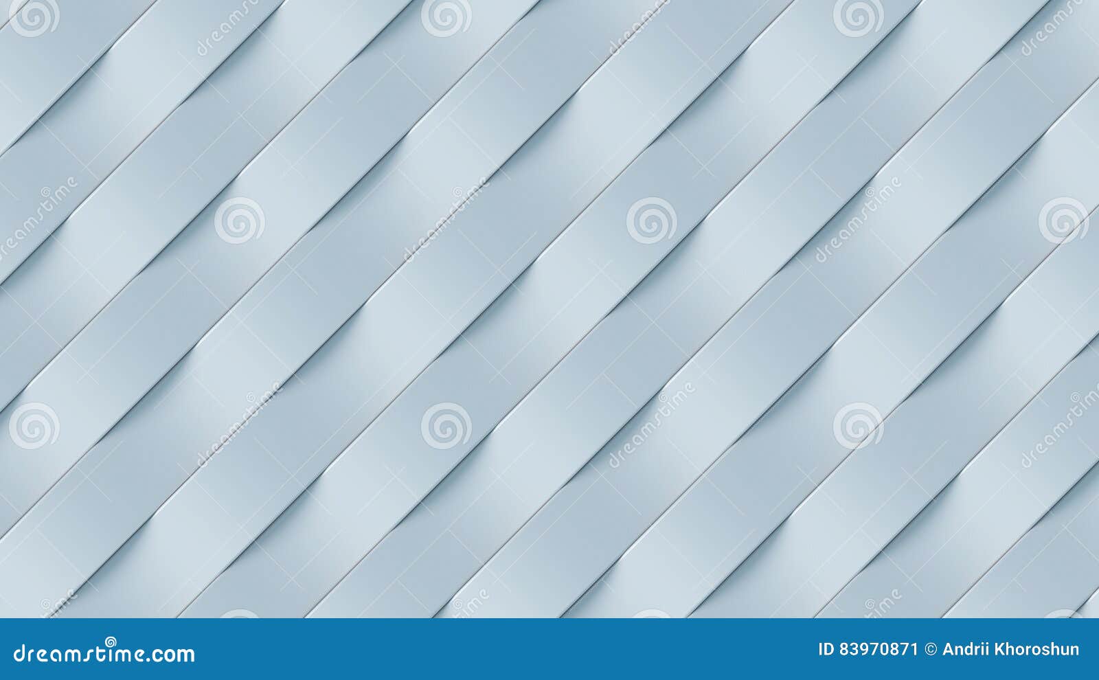 White Wave Band Abstract Surface Pattern. 3d Rendering Stock ...