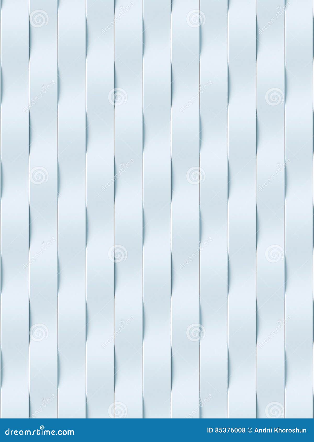 White Wave Band Abstract Surface Pattern. 3d Rendering Stock ...