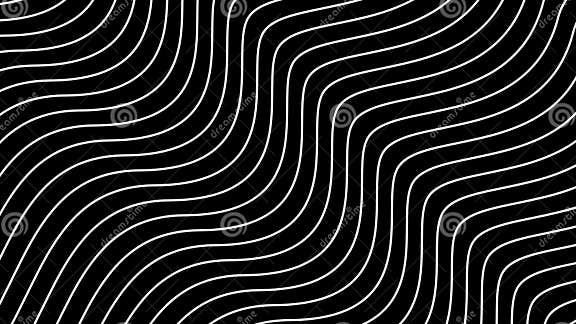 White Wave Lines on Black Background with Irregular Curve Lines Stock ...