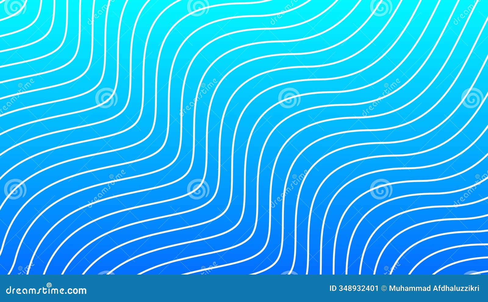 White Wave Lines on Blue Gradient Background with Irregular Curve Lines ...