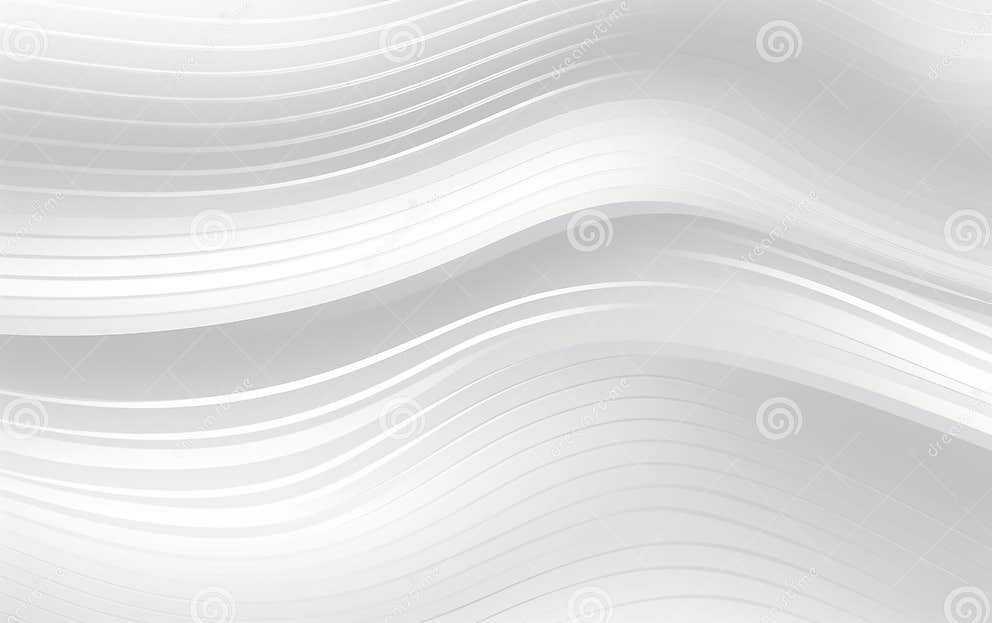 White Wave Pattern Background Generative AI Stock Illustration ...