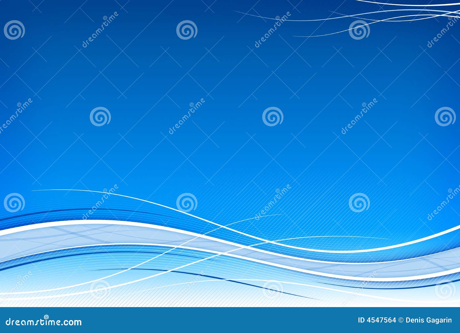 White waves on blue stock illustration. Illustration of color - 4547564