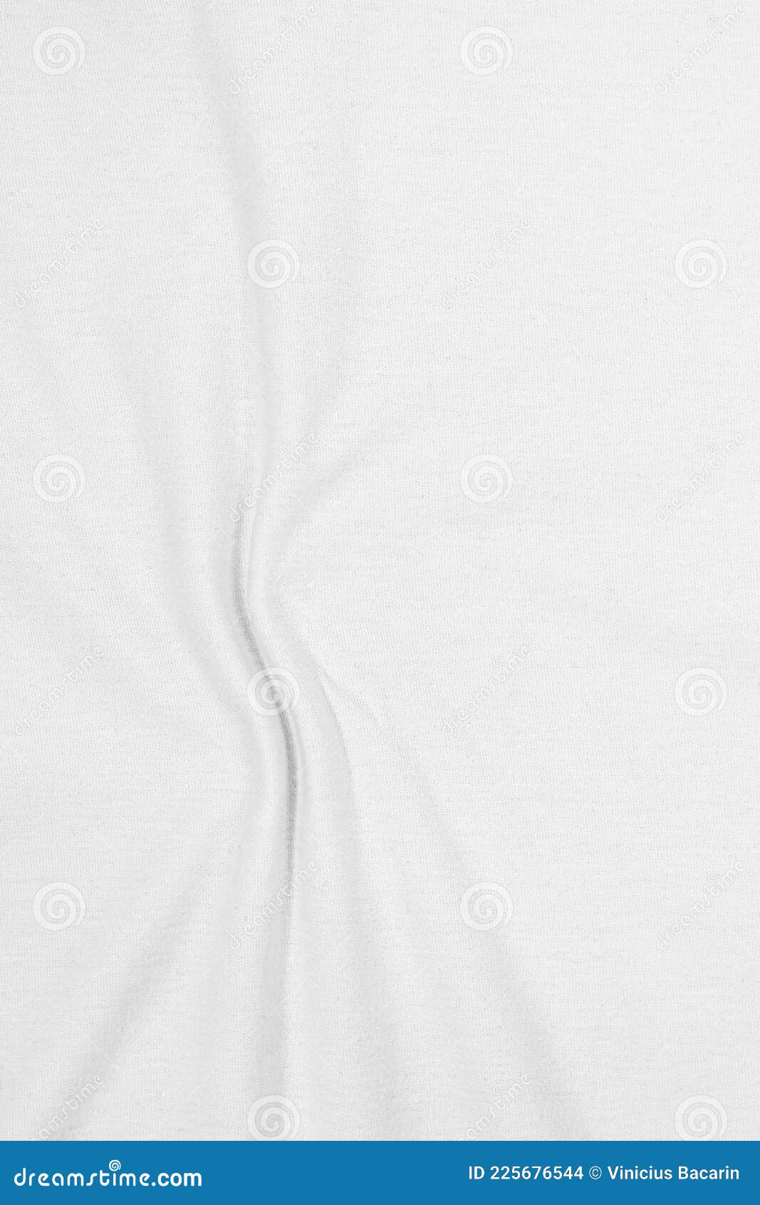White Wavy Fabric Made of Cotton Material, Wrinkled Shape Stock Photo ...