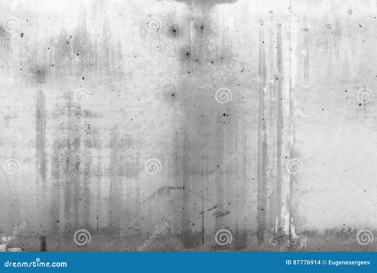 White Weathered Concrete Wall, Texture Stock Photo - Image of cement ...