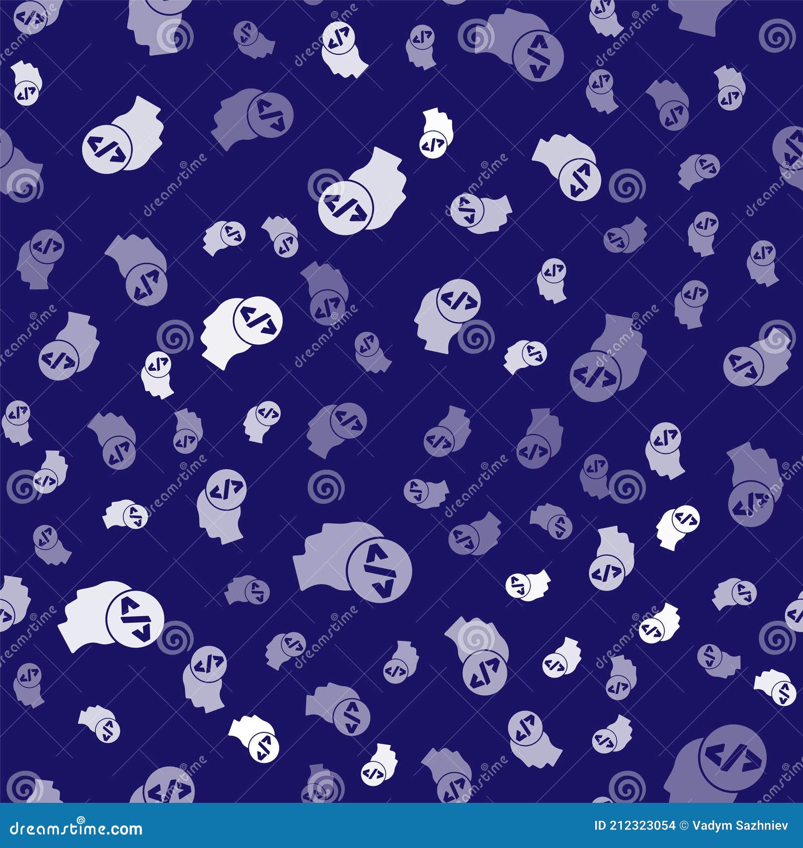 White Web Design and Front End Development Icon Isolated Seamless ...