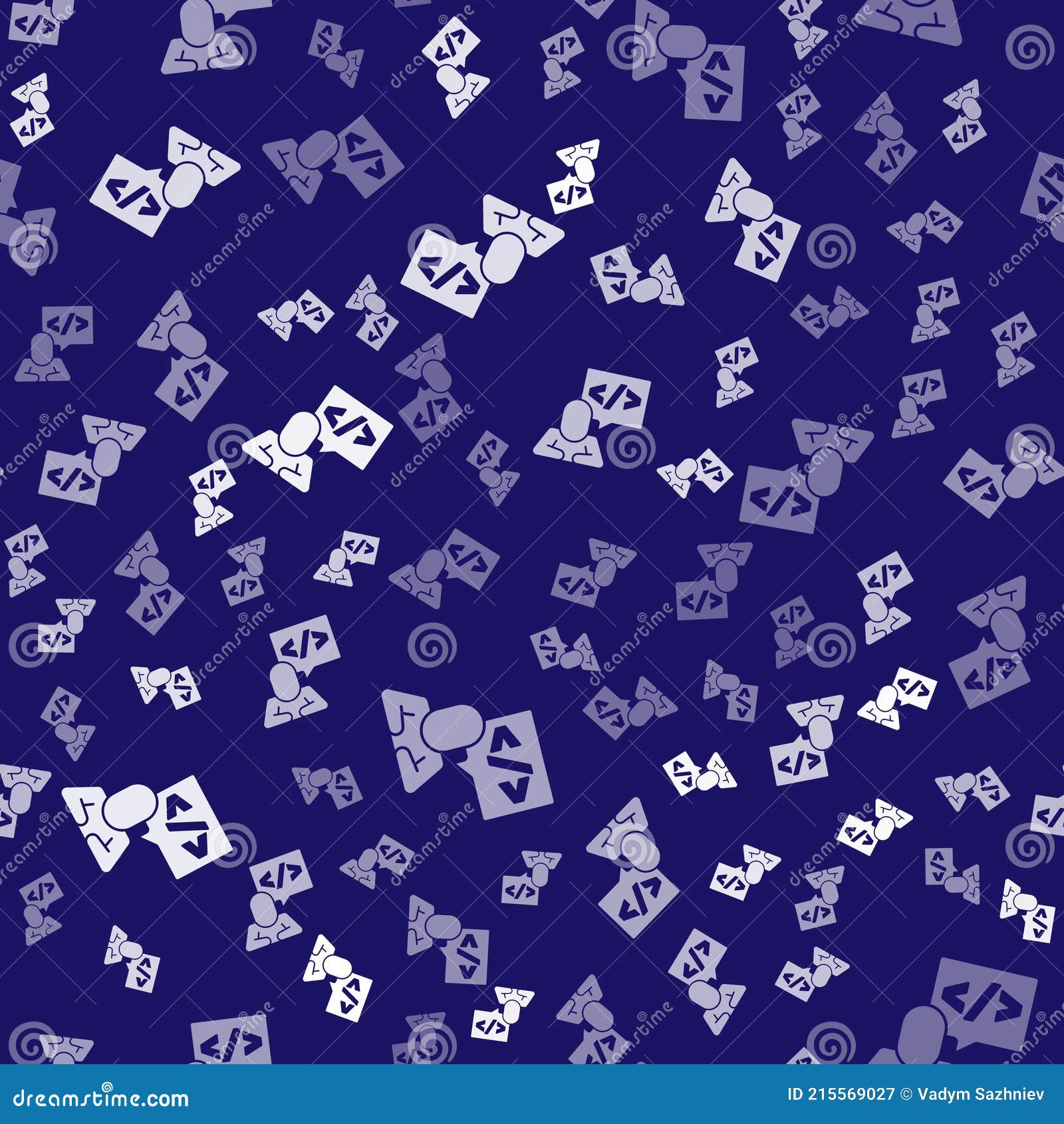 White Web Design and Front End Development Icon Isolated Seamless ...