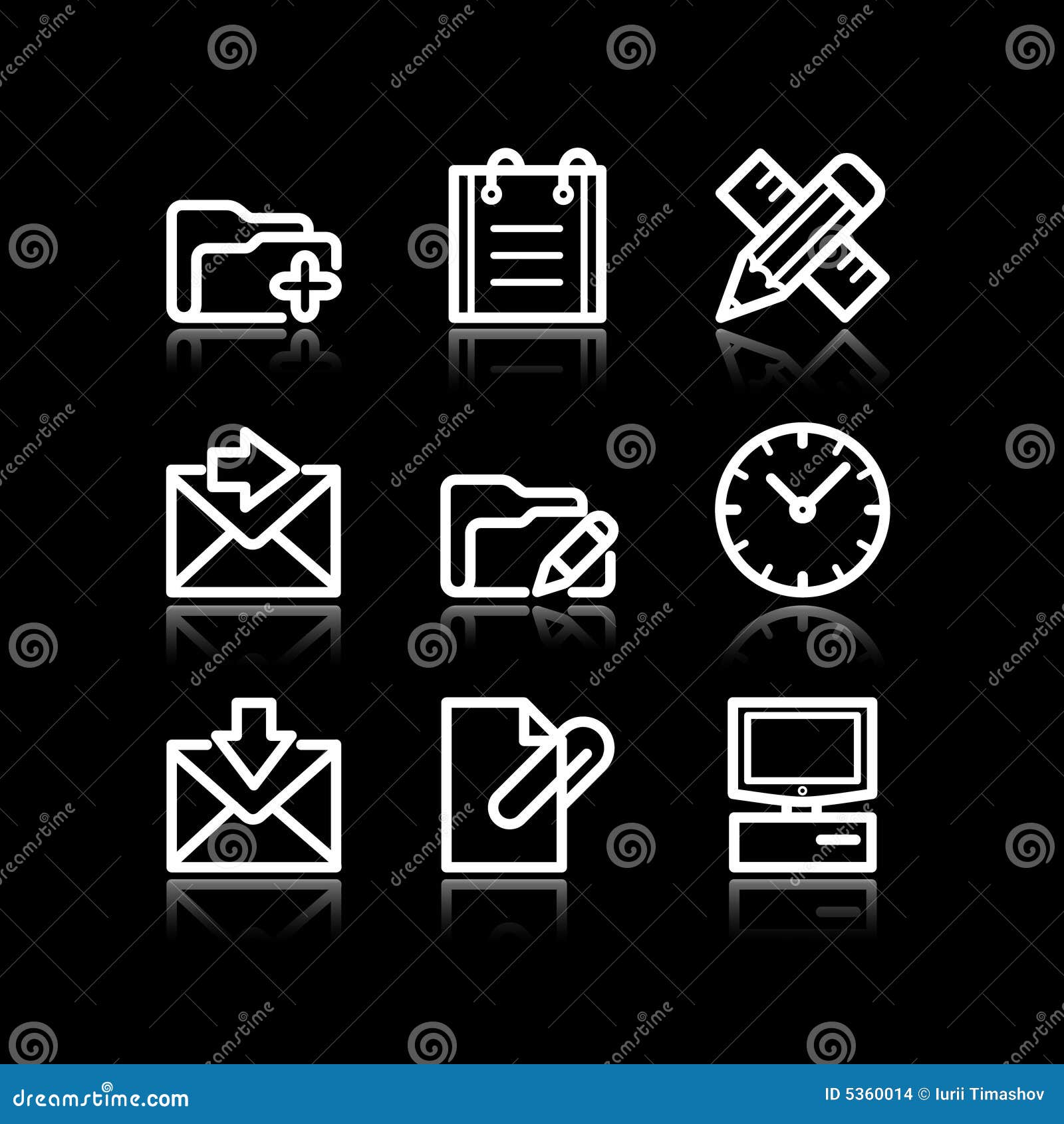 White web icons, set 27 stock vector. Illustration of interface - 5360014