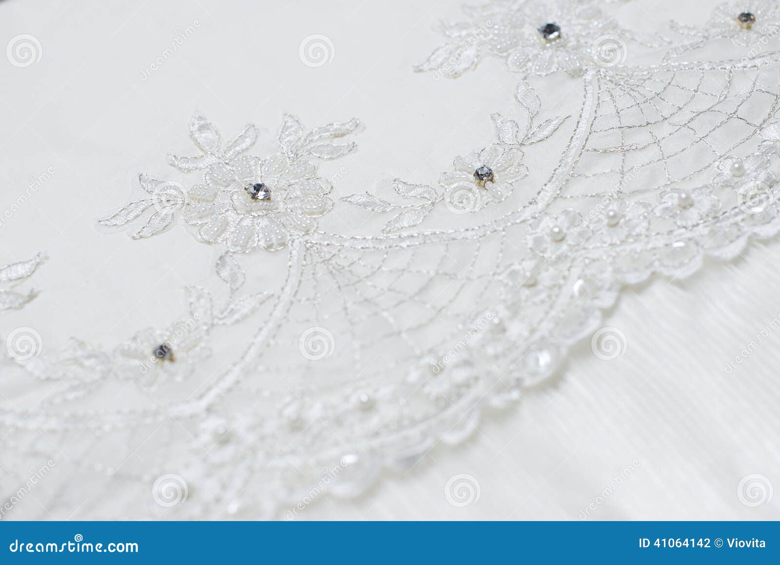 White wedding lace stock photo. Image of romance, textile - 41064142