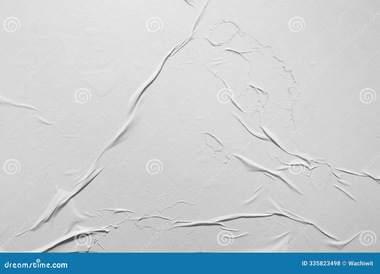 White Wheat Paste Poster Style Texture Background with Pyramid ...