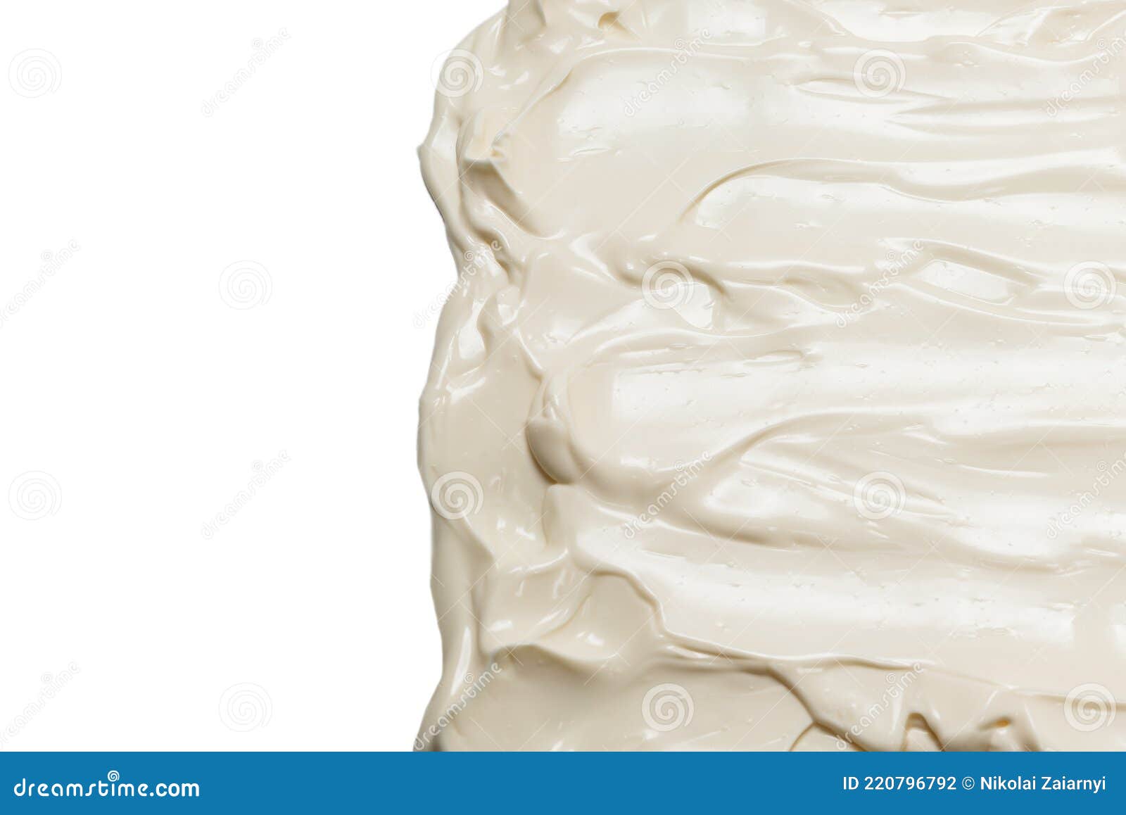 White Whipped Cream Texture Stock Photo - Image of background, fragment ...