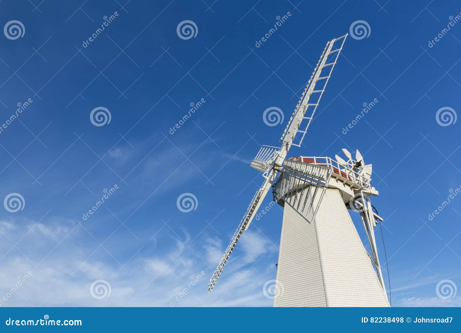 White Windmill stock photo. Image of landmark, grinding - 82238498