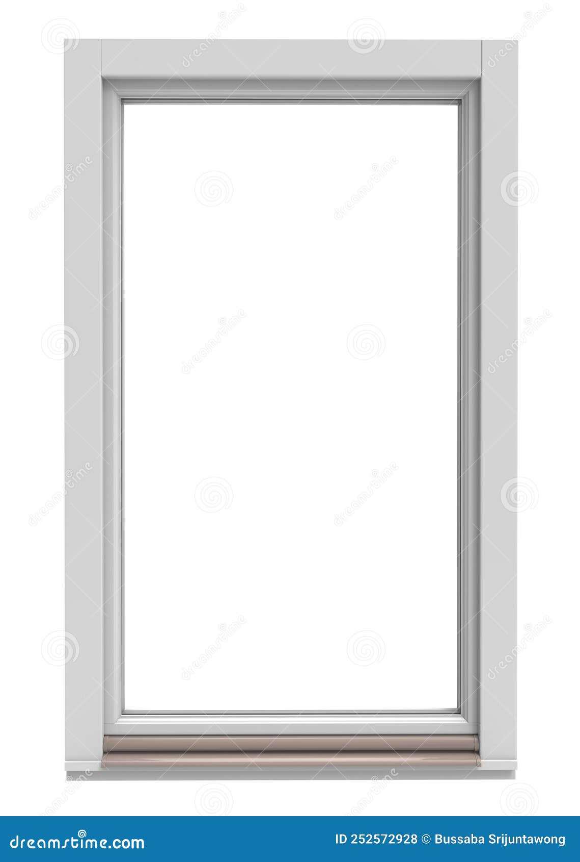 White window frame stock illustration. Illustration of decoration ...