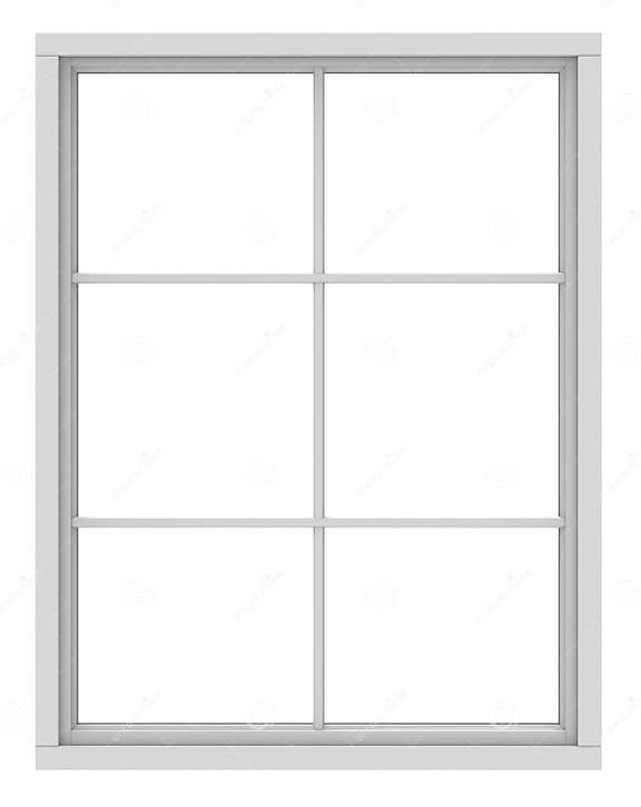 White window frame stock illustration. Illustration of wall - 252573450