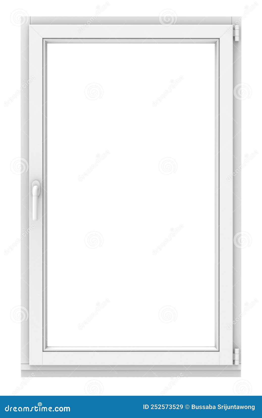 White window frame stock illustration. Illustration of sill - 252573529