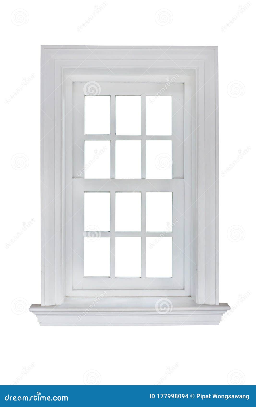 White Window Frame