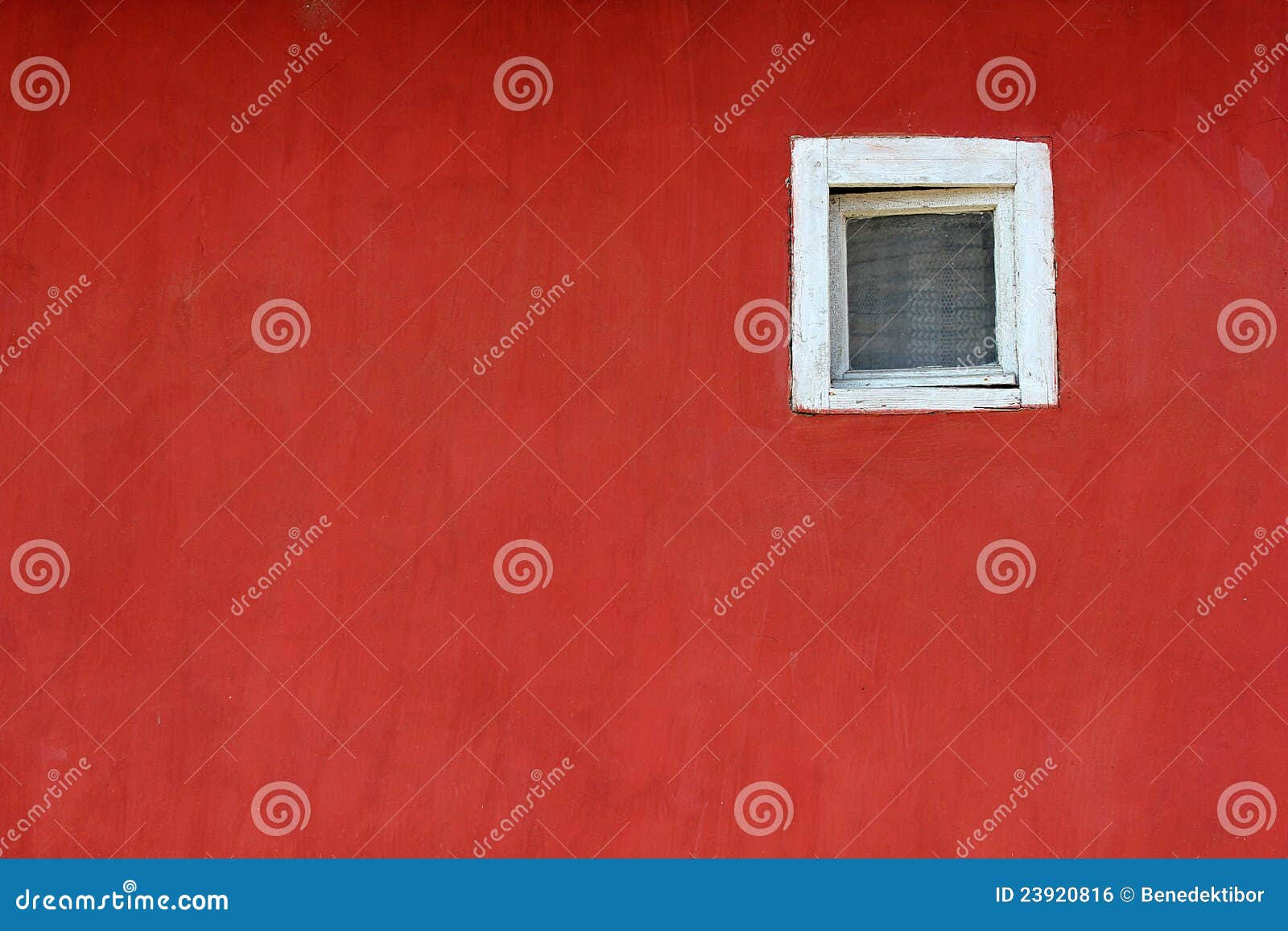 White window on red wall stock photo. Image of single - 23920816