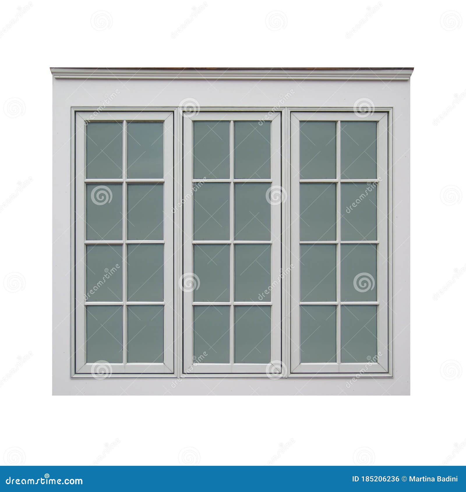 White Windows Isolated on White Background Stock Photo - Image of glass ...
