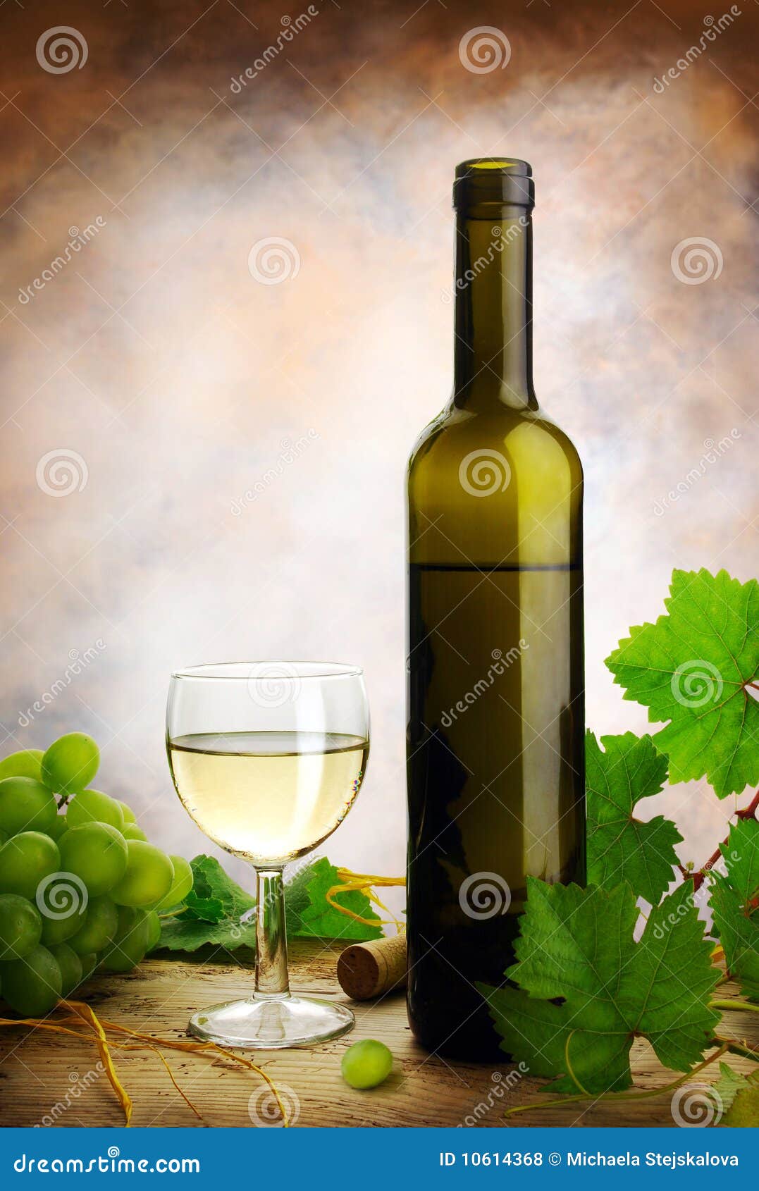 White wine stock photo. Image of food, berry, glass, drink - 10614368