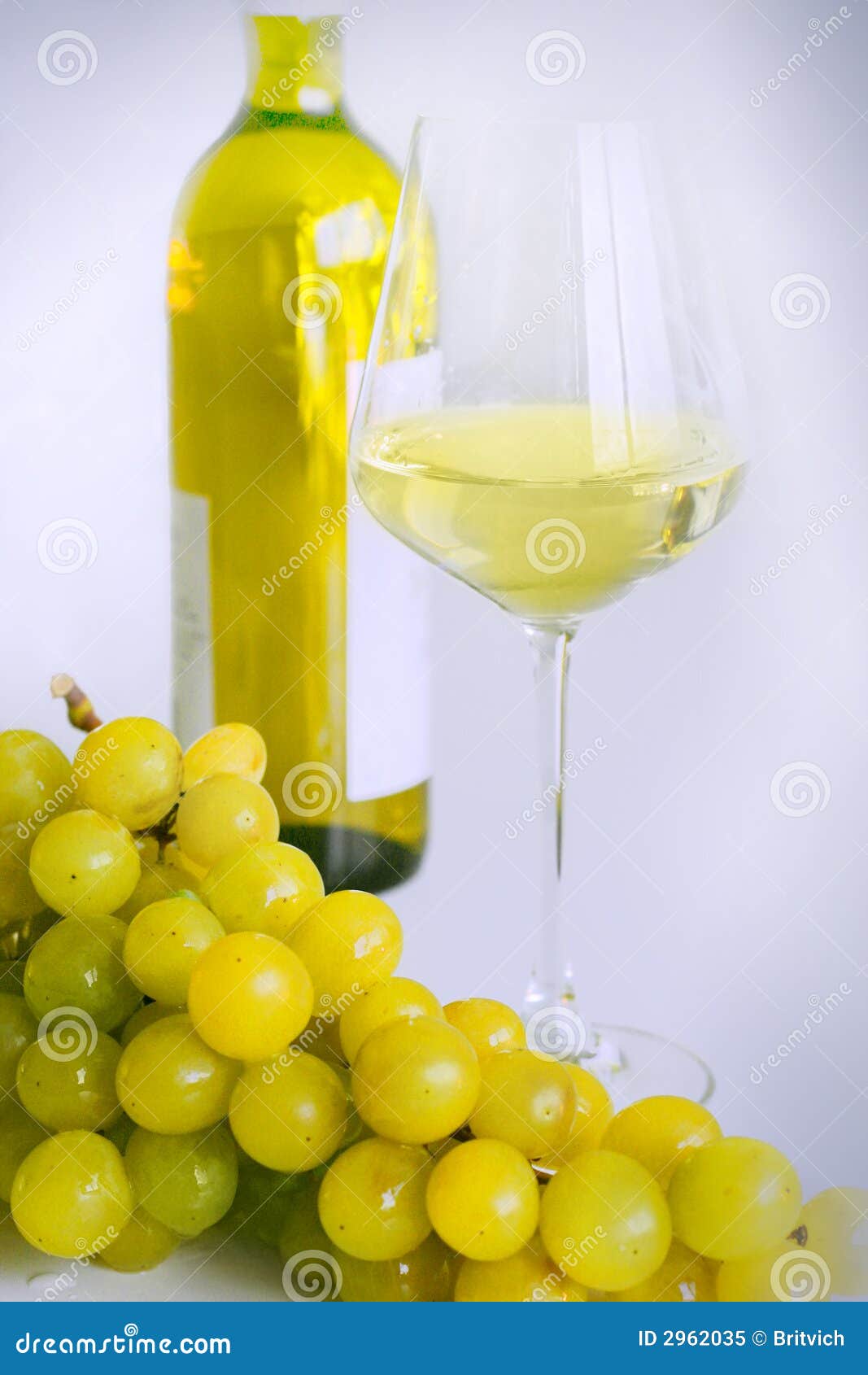 White wine stock image. Image of isolated, green, wine - 2962035