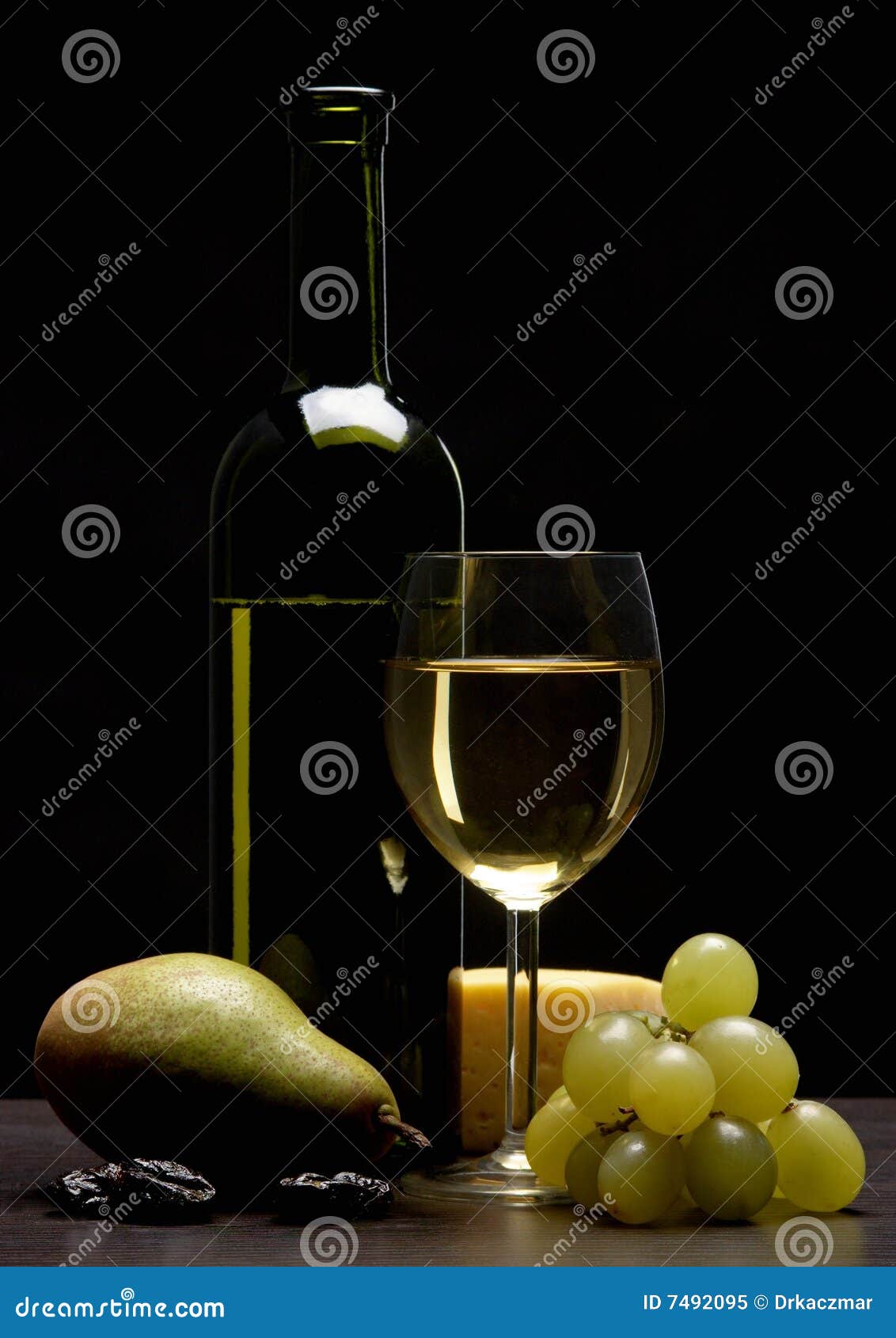 White wine stock image. Image of life, wineglass, black - 7492095