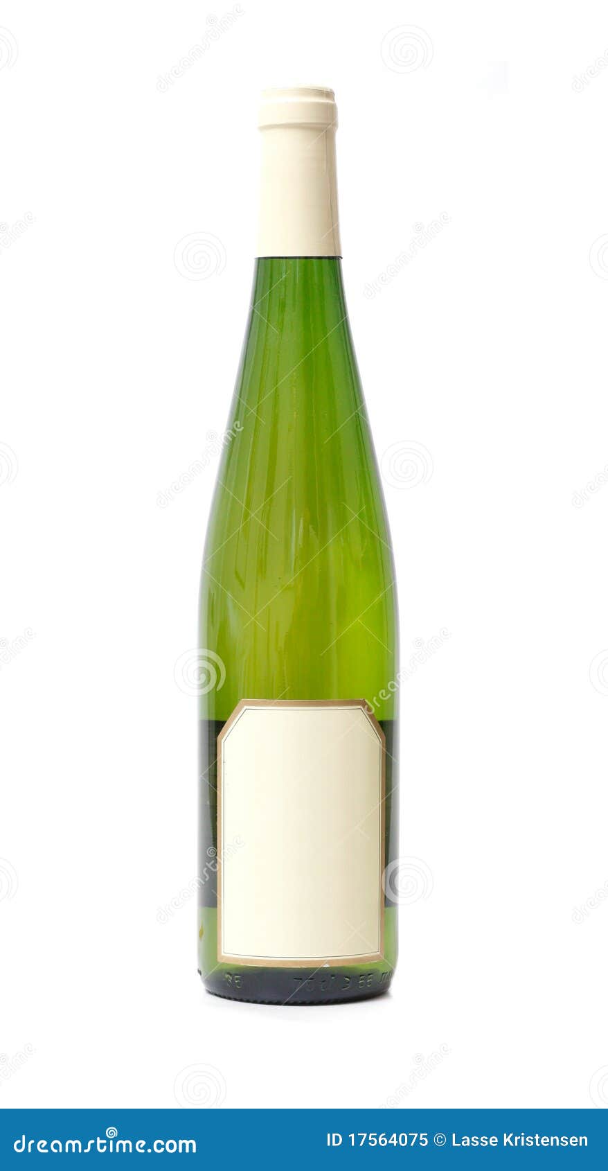 White wine bottle stock image. Image of isolated, sauvignon - 17564075