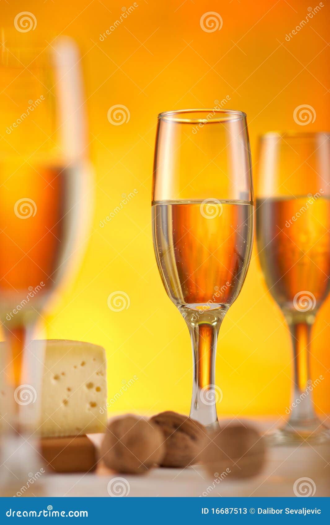 White Wine Glass and Cheese Stock Image - Image of food, atmosphere ...