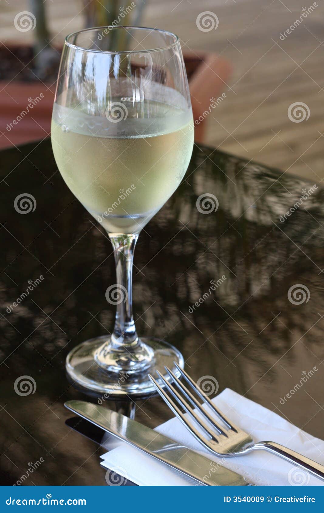 White Wine at Restaurant stock image. Image of shiny, food - 3540009