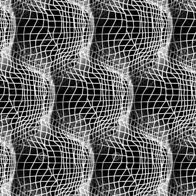 White Wire Frame on Black Background Stock Illustration - Illustration ...