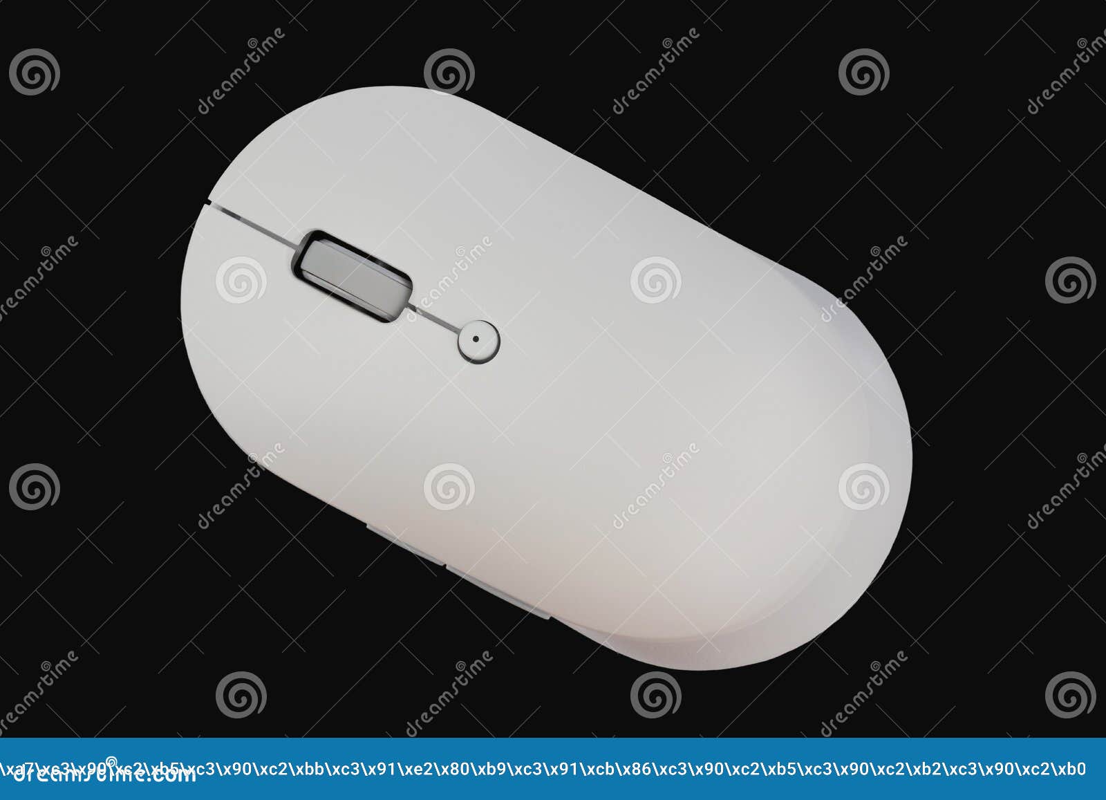 White Wireless Computer Mouse with Bluetooth, Isolated Stock Photo ...