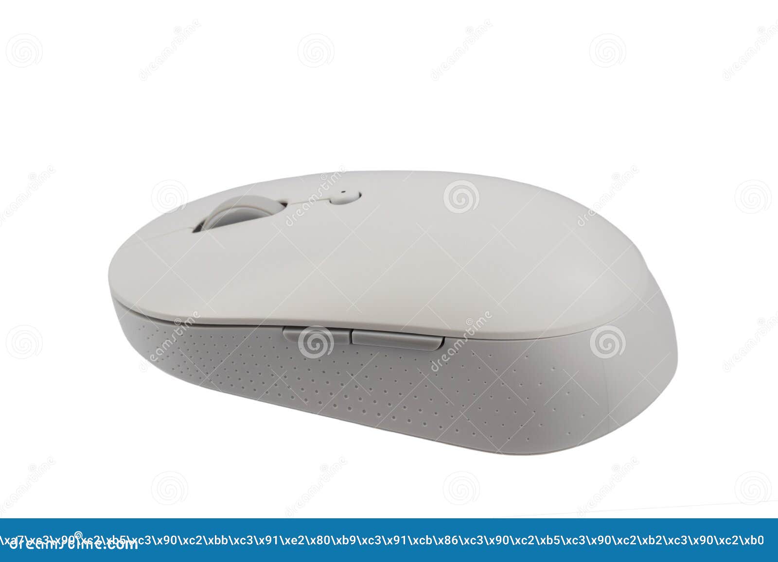 White Wireless Computer Mouse with Bluetooth, Isolated Stock Photo ...