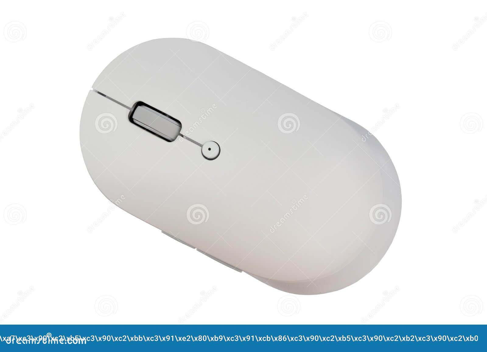 White Wireless Computer Mouse with Bluetooth, Isolated Stock Photo ...