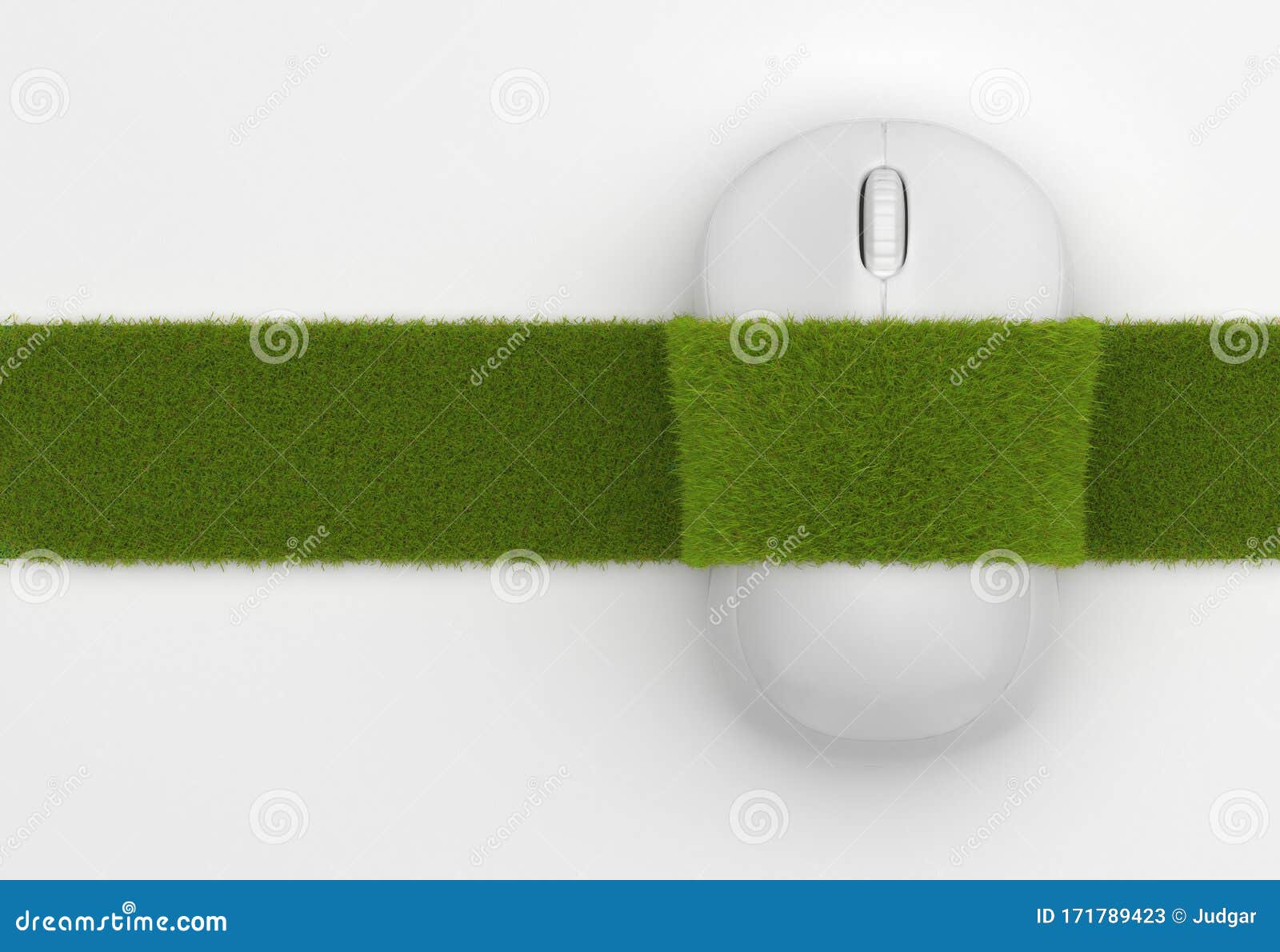 White Wireless Computer Mouse on a White Background Covered with a ...