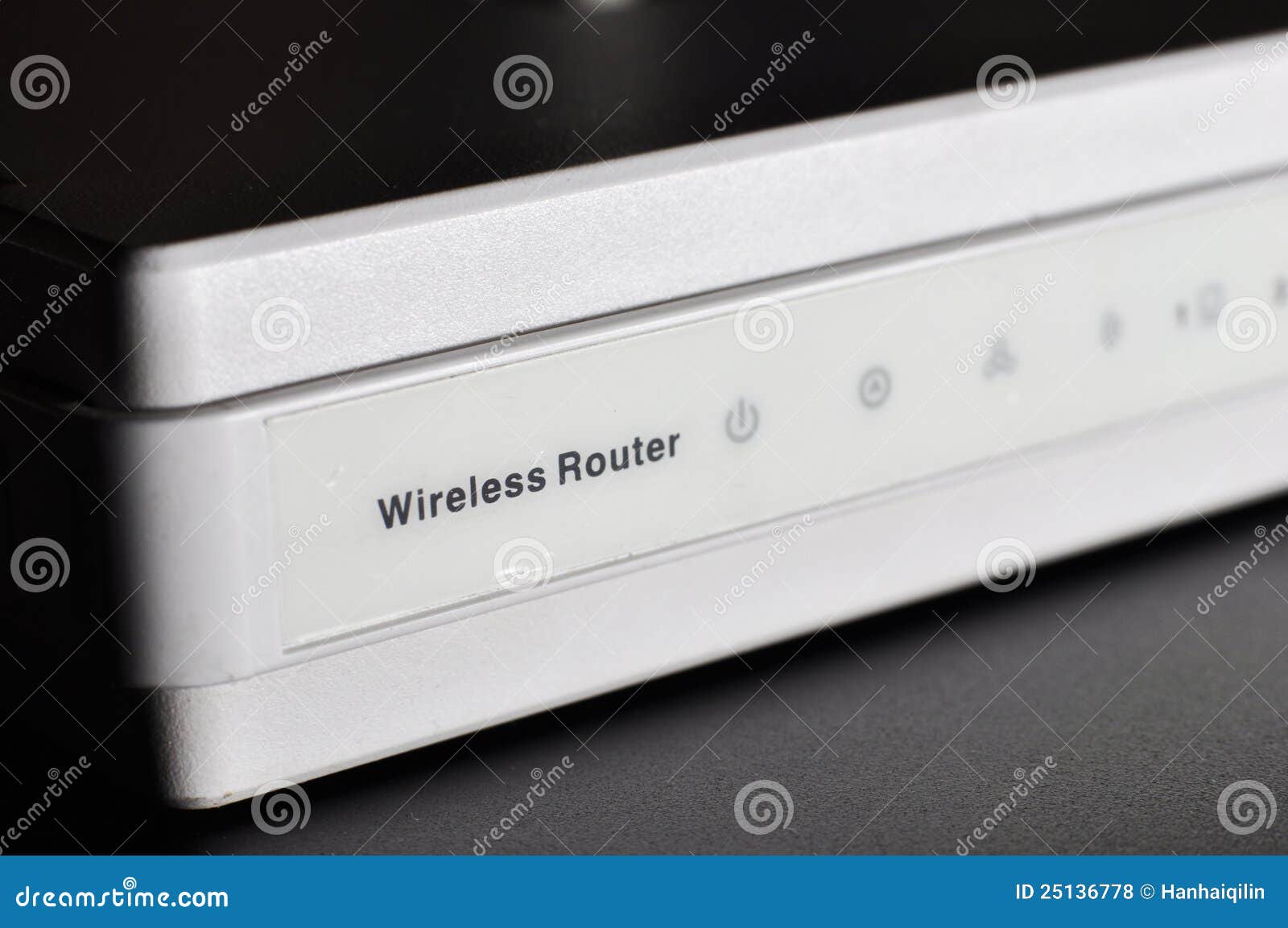 A white Wireless Router stock photo. Image of equipment - 25136778
