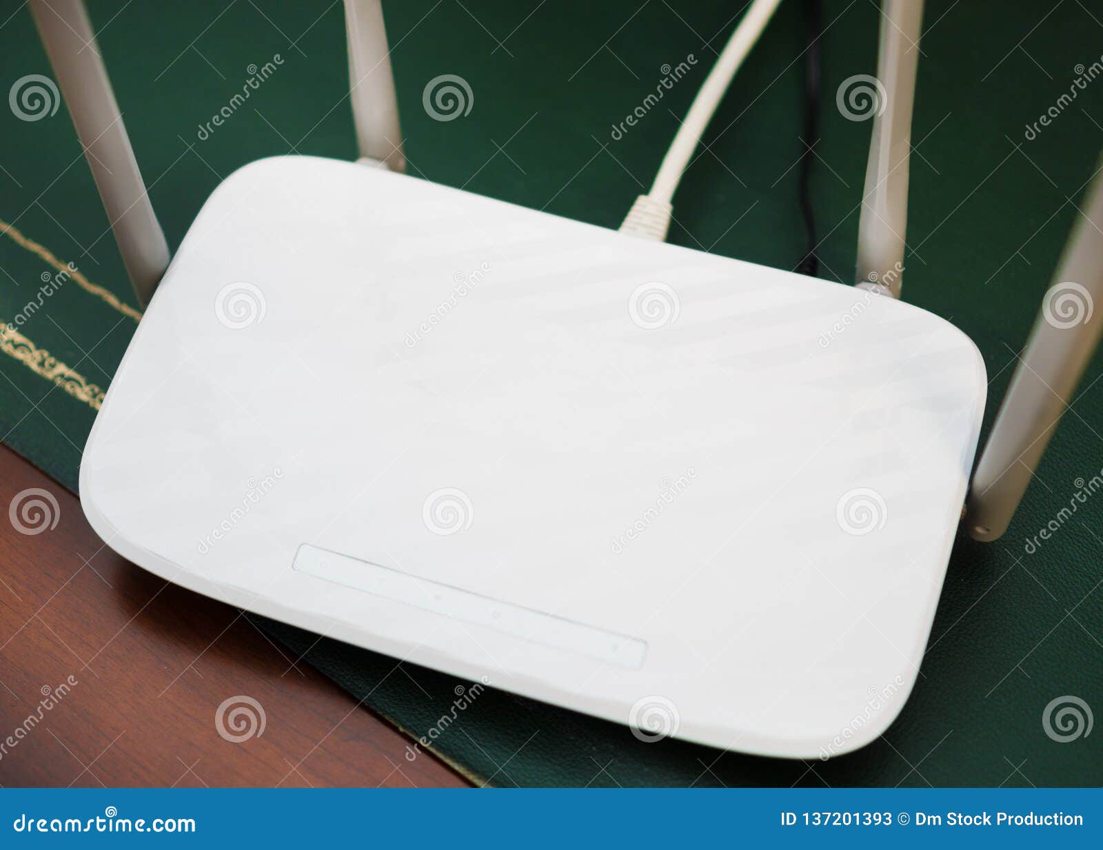 White wireless router stock image. Image of cable, router - 137201393