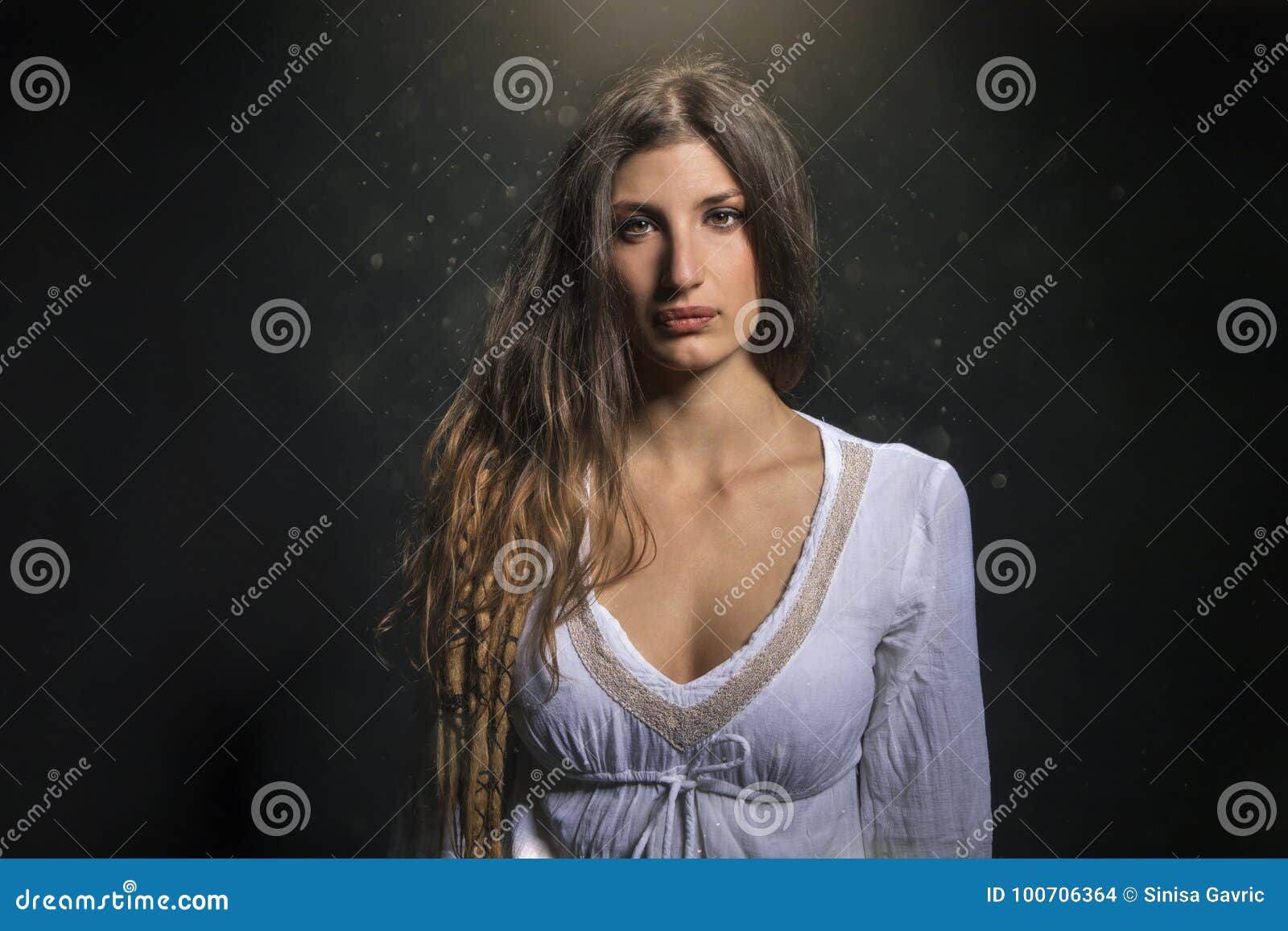 White Witch stock photo. Image of female, gothic, droplets - 100706364