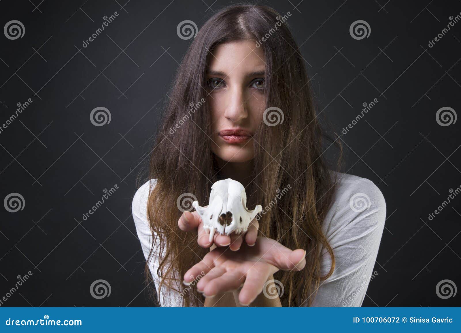 White Witch stock photo. Image of gothic, fortune, dark - 100706072