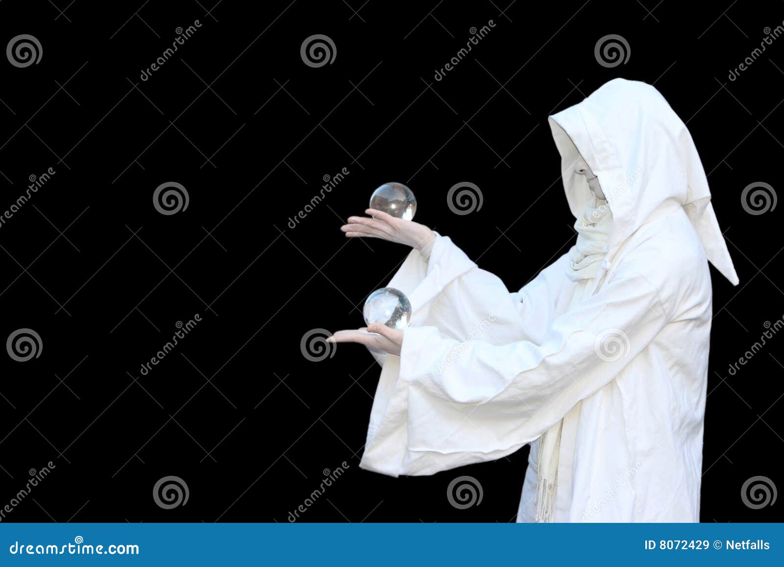 White Wizard stock image. Image of spell, magic, chrystal - 8072429