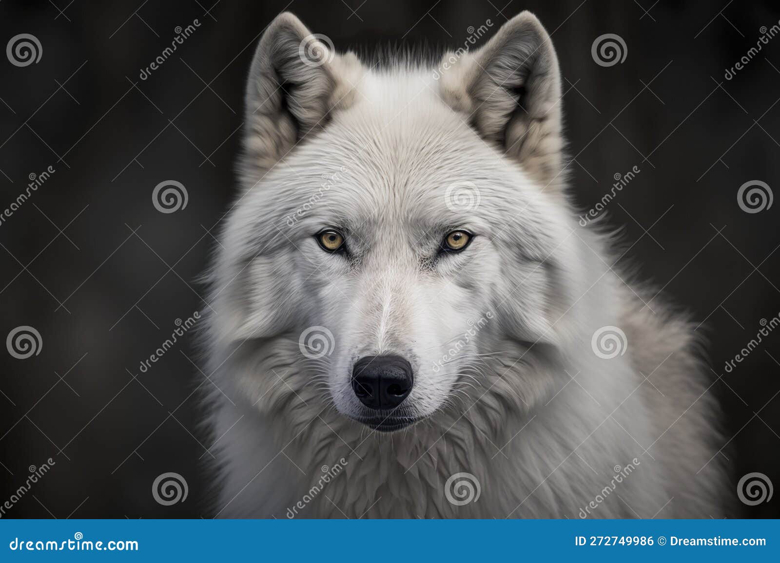 White Wolf Portraits. Generative AI Stock Illustration - Illustration ...