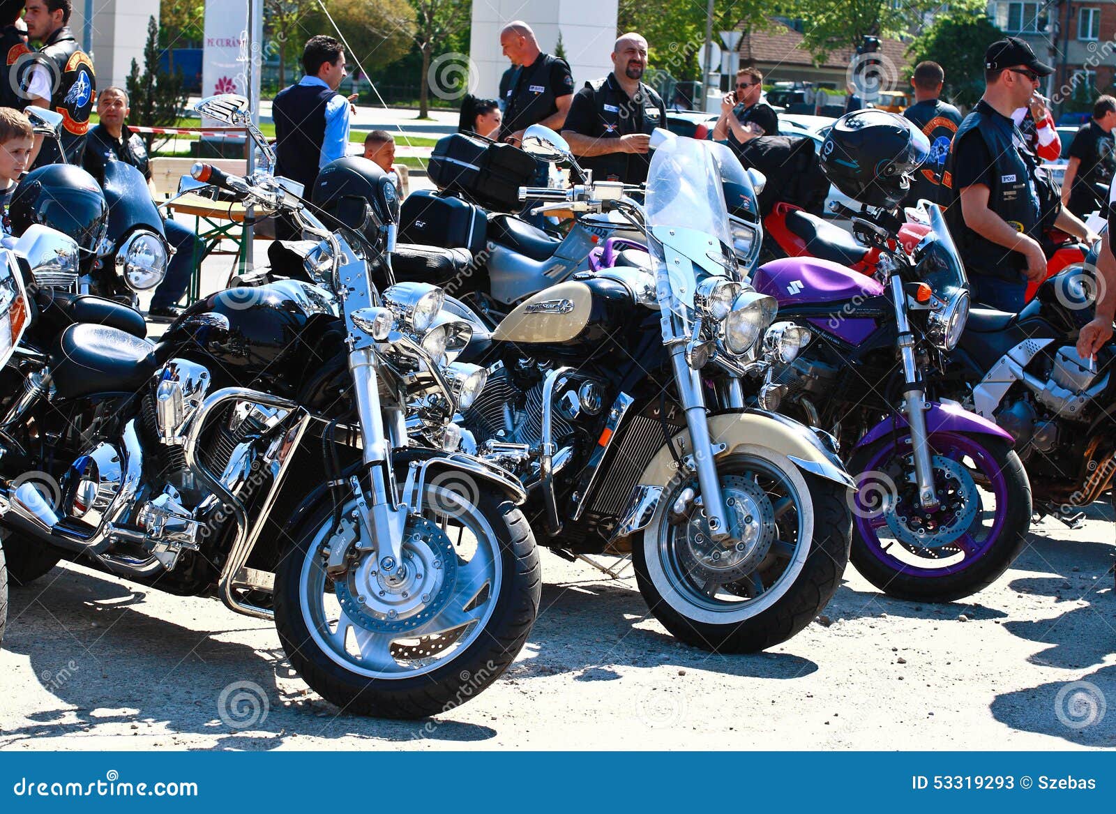 White Wolves Motorcycle Meeting Romania 2015 Editorial Stock Photo ...