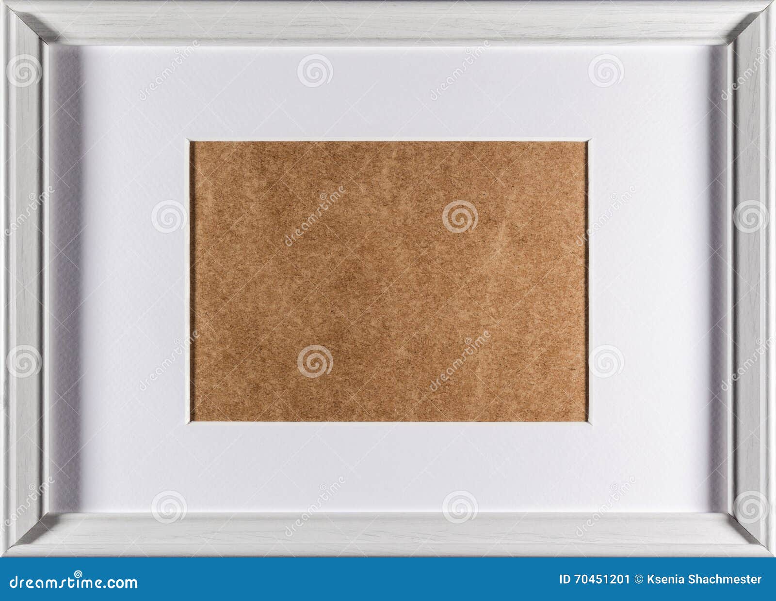 White Wood Frame Full Frame Stock Image - Image of rectangular, frame ...