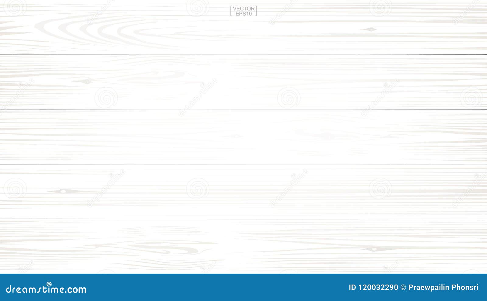 White Wood Planks. Seamless Pattern. Wooden Texture. Cartoon Vector ...