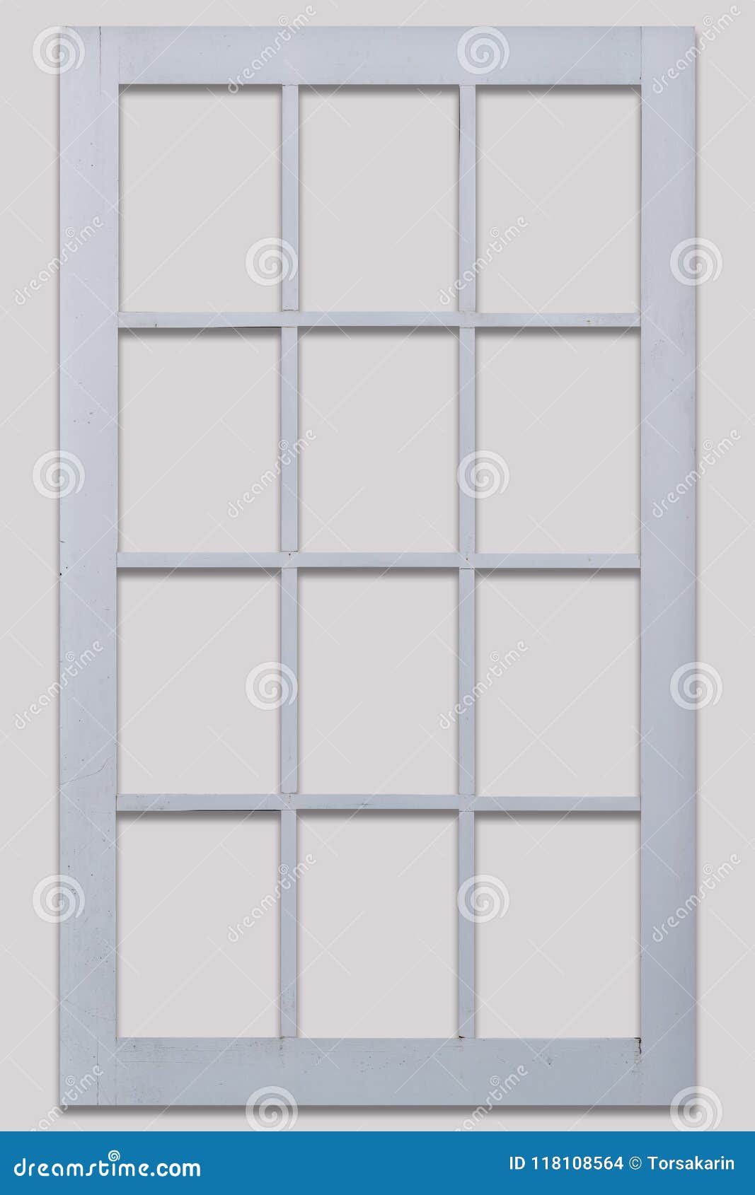 White Wood Window Frame Isolated Stock Photo - Image of graphic, frame ...